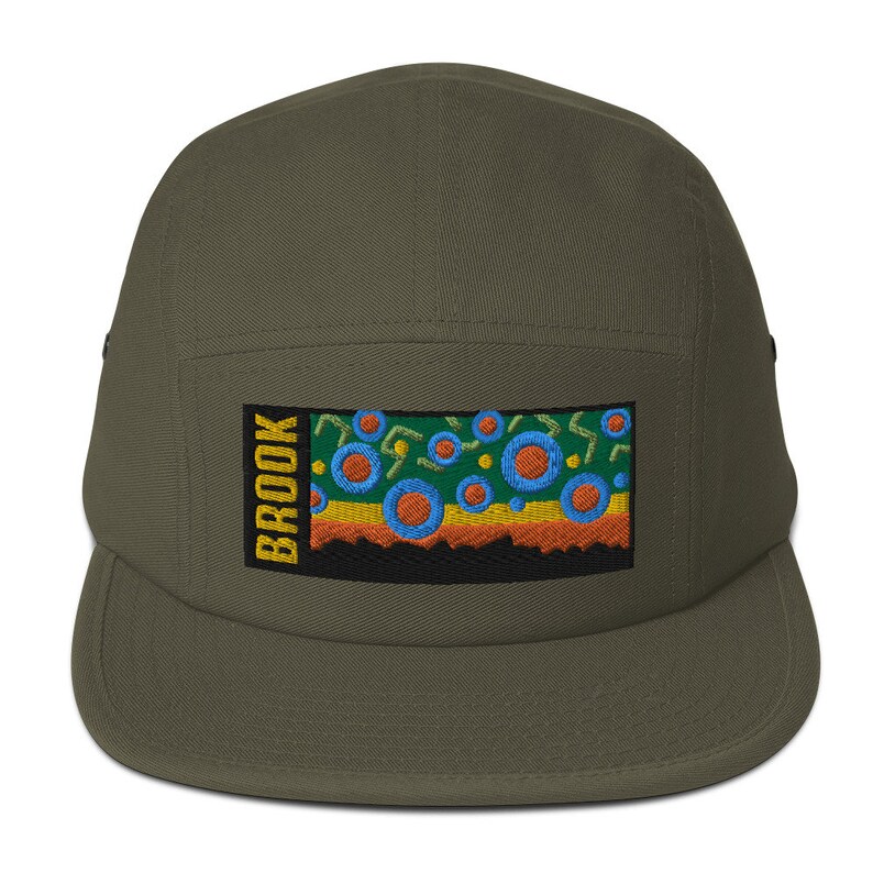 Brook Trout Flank Five Panel Cap - Etsy