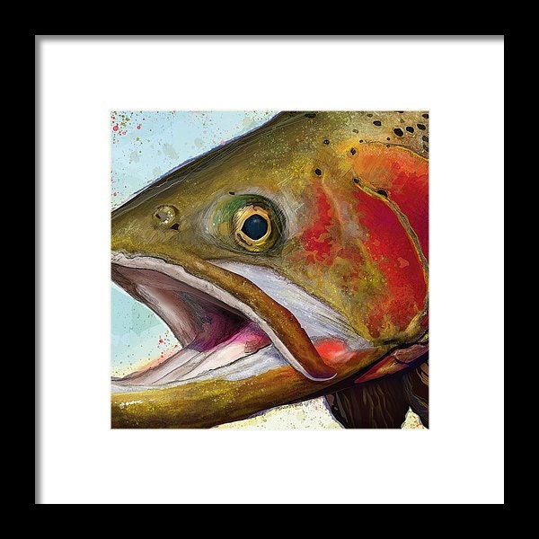 Greenback Cutthroat Trout Head Painting Giclee Prints - Etsy