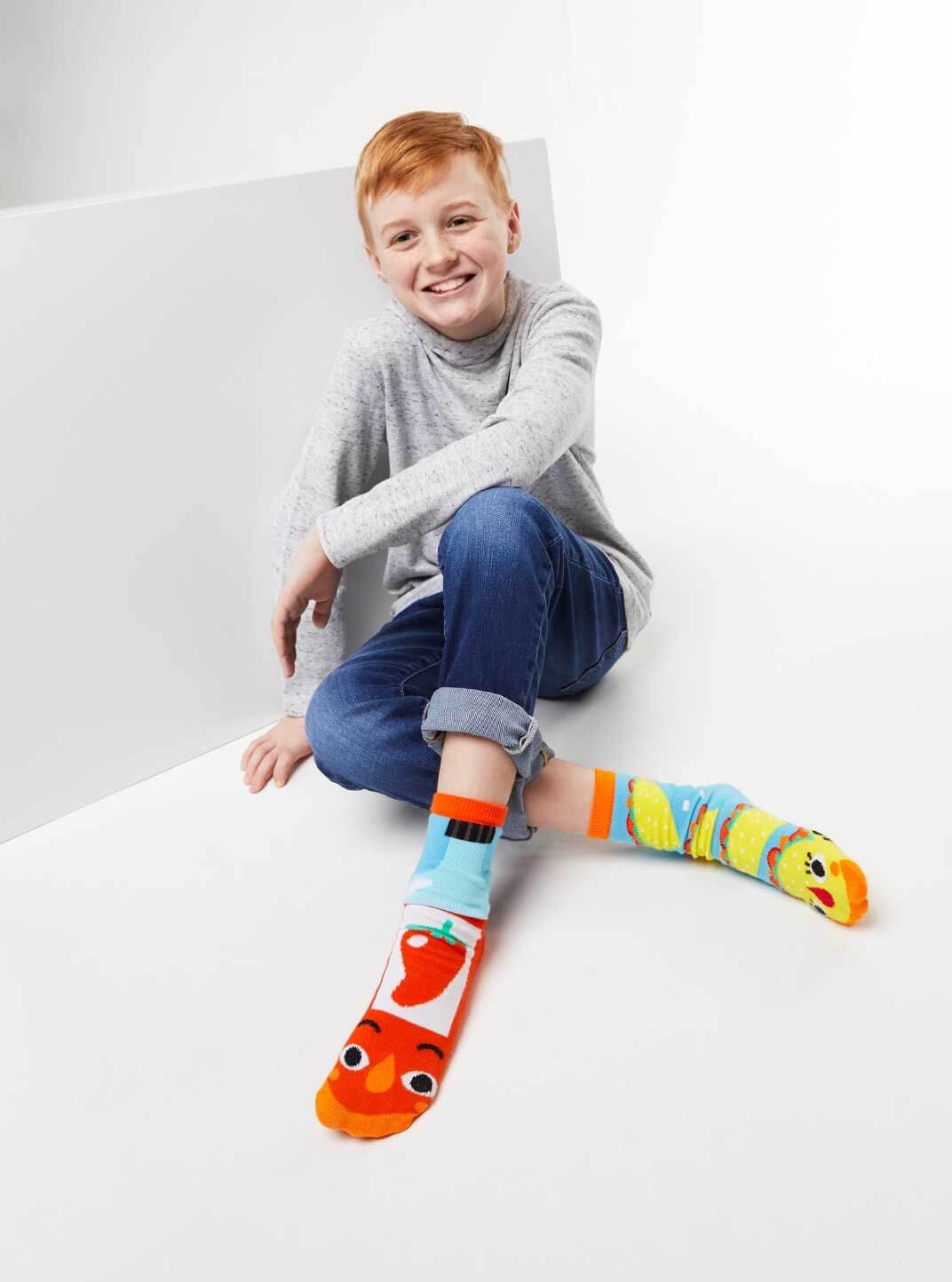 Taco & Sauce Mismatched Kids Socks Fun Socks Crazy Socks - Etsy