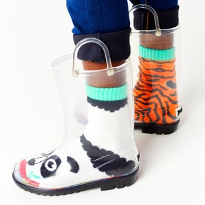Peek-a-boots! Clear Rain Boots for Kids - Etsy