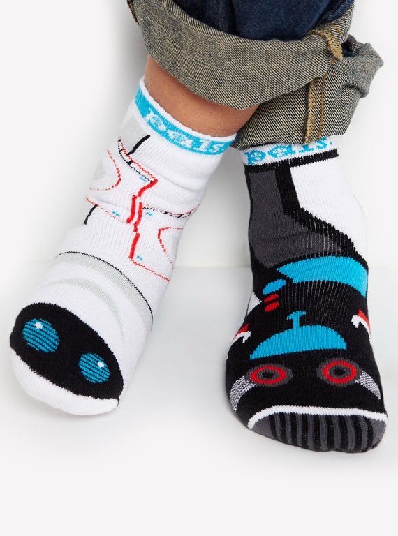 Mismatched Robots Toddler Socks Fun Socks Crazy Socks | Etsy