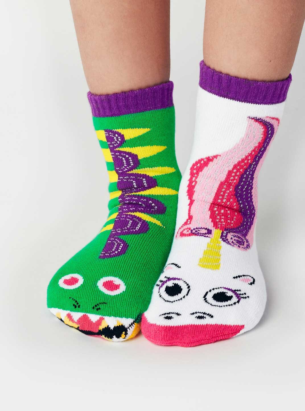 Dragon & Unicorn Mismatched Kids Socks Fun Socks Crazy - Etsy
