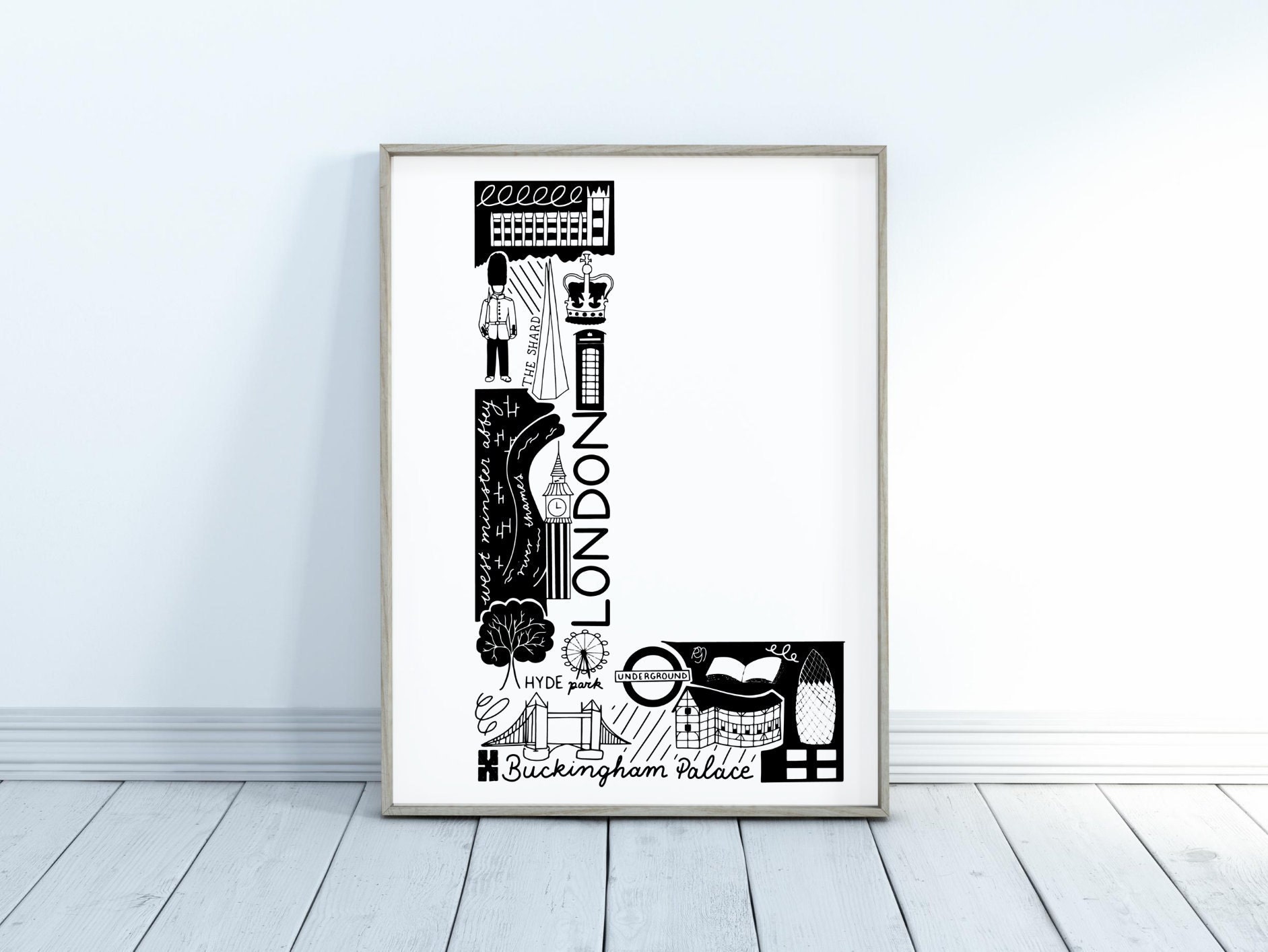 London Letter L Instant Download - Etsy