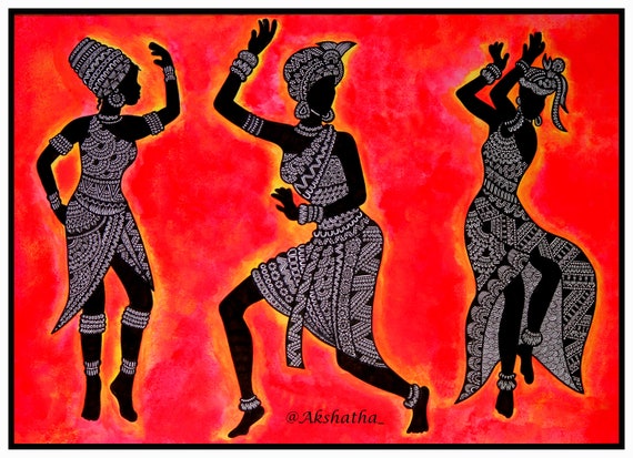 African Tribal Dance Paintings