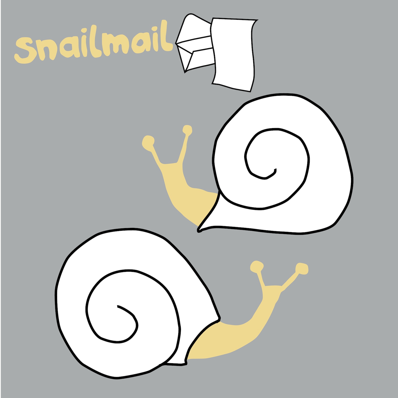 SNAIL MAIL Clip Art ILLUSTRATION, Instant Download in Svg Pdf Ai Jpg ...