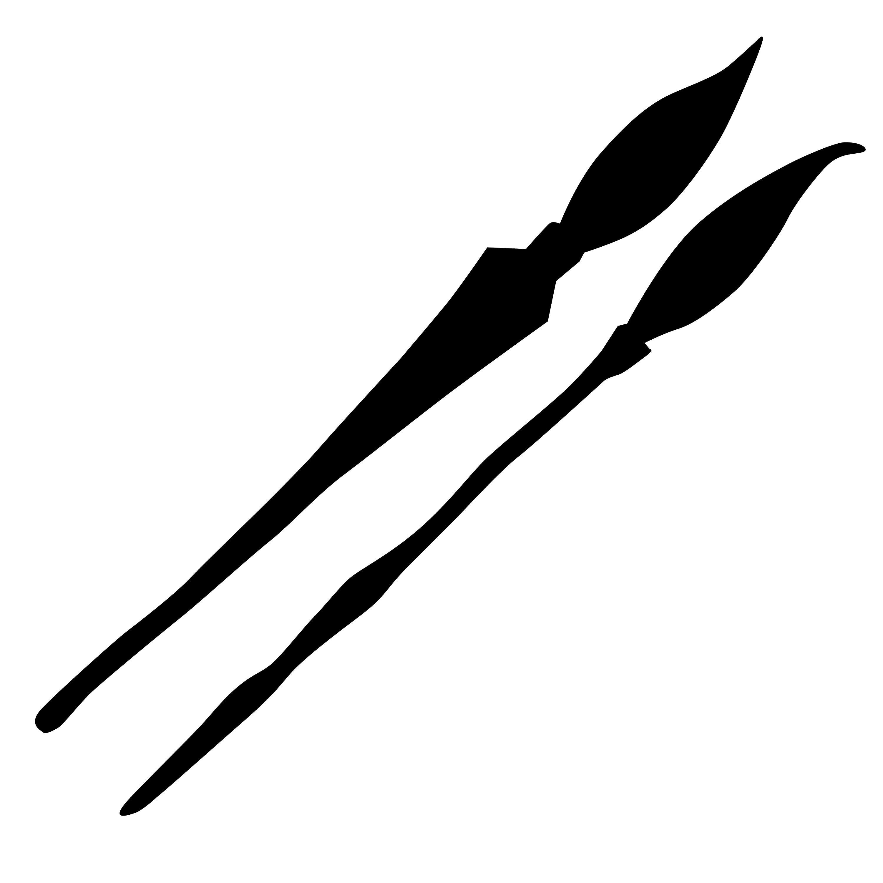 PAINT Brush SILHOUETTE ILLUSTRATIONS Drawing in Svg Pdf Ai - Etsy