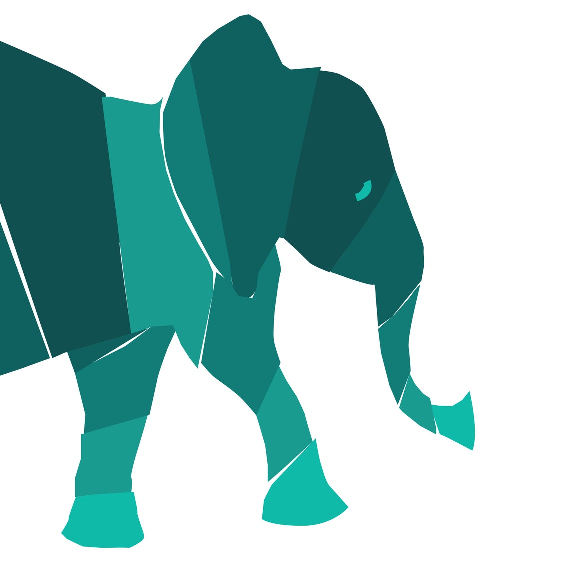 Endangered ANIMALS Clip Art ILLUSTRATION Rhinoceros Elephant | Etsy