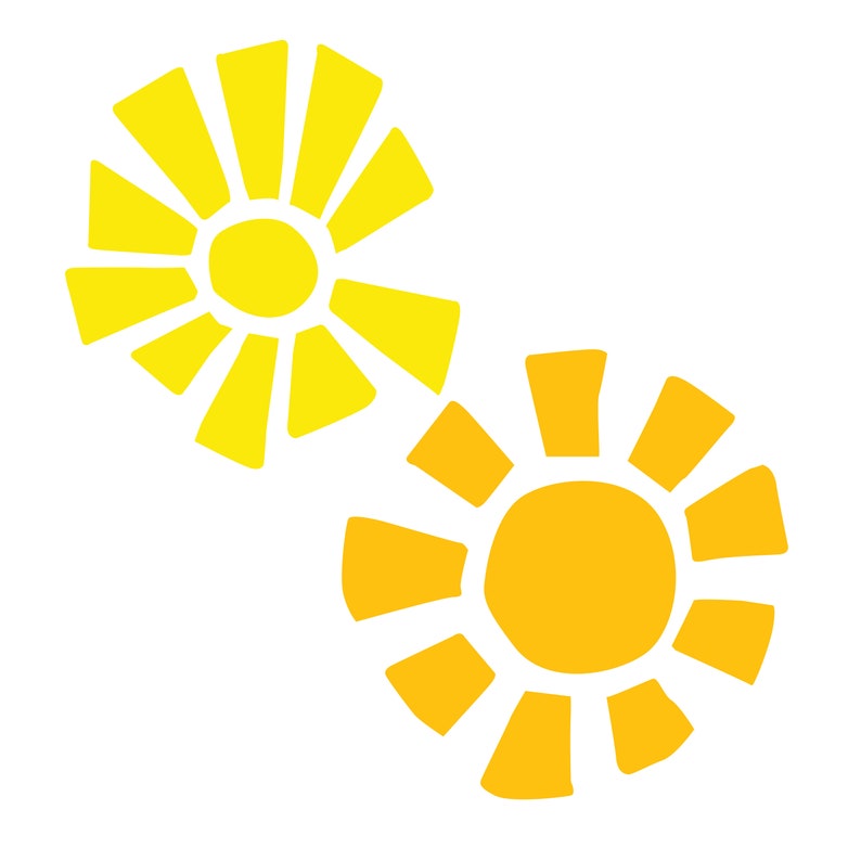 SUN SILHOUETTE ILLUSTRATIONS, Sunsine Drawing in Svg Pdf Ai Jpg Png Dxf ...