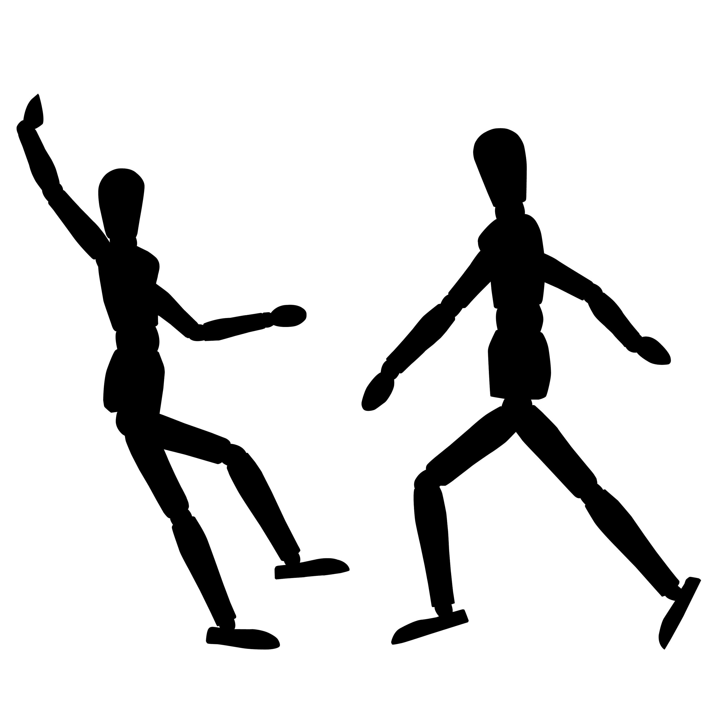 Wooden Mannequin SILHOUETTE ILLUSTRATIONS, Instant Download in Svg Pdf ...