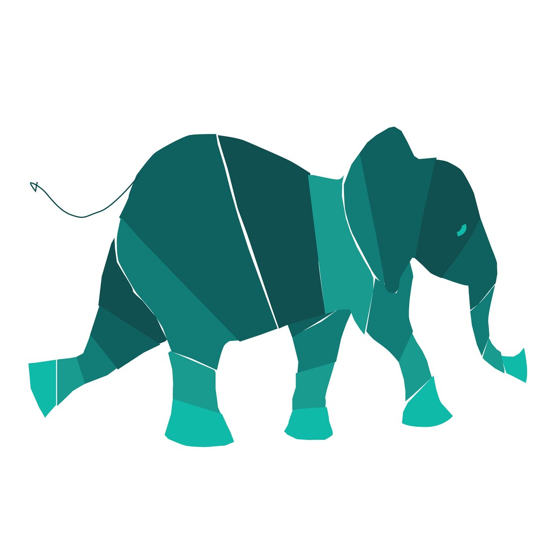 Endangered ANIMALS Clip Art ILLUSTRATION Rhinoceros Elephant Polar Bear ...