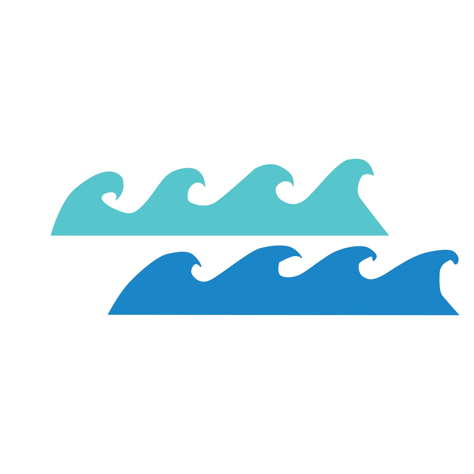 WAVES SILHOUETTE ILLUSTRATION Drawing in Svg Pdf Ai Jpg Png Dxf Format ...