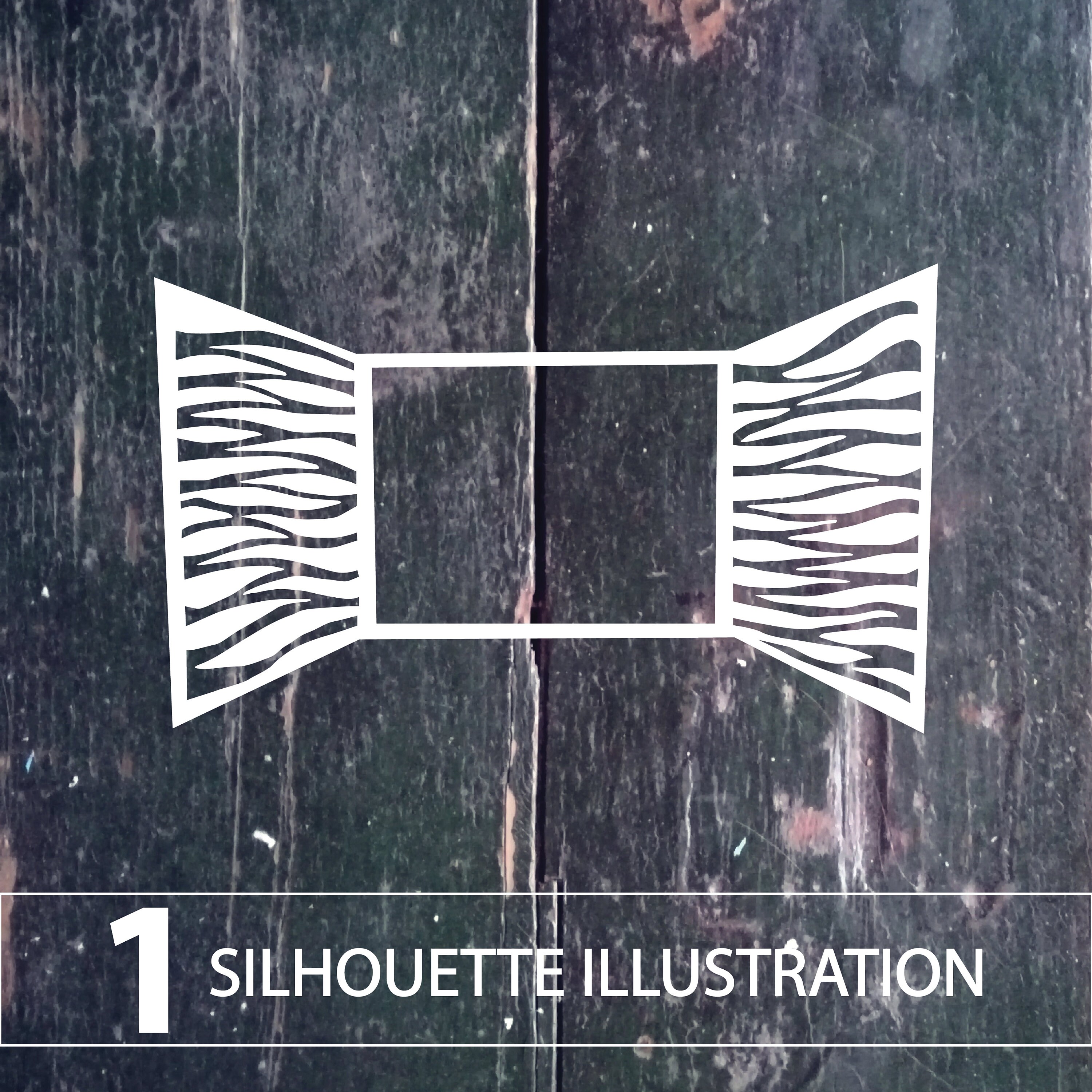Open WINDOW Frame SILHOUETTE ILLUSTRATION, Drawing in Svg Pdf Ai Jpg ...