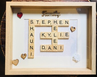 Scrabble frame | Etsy