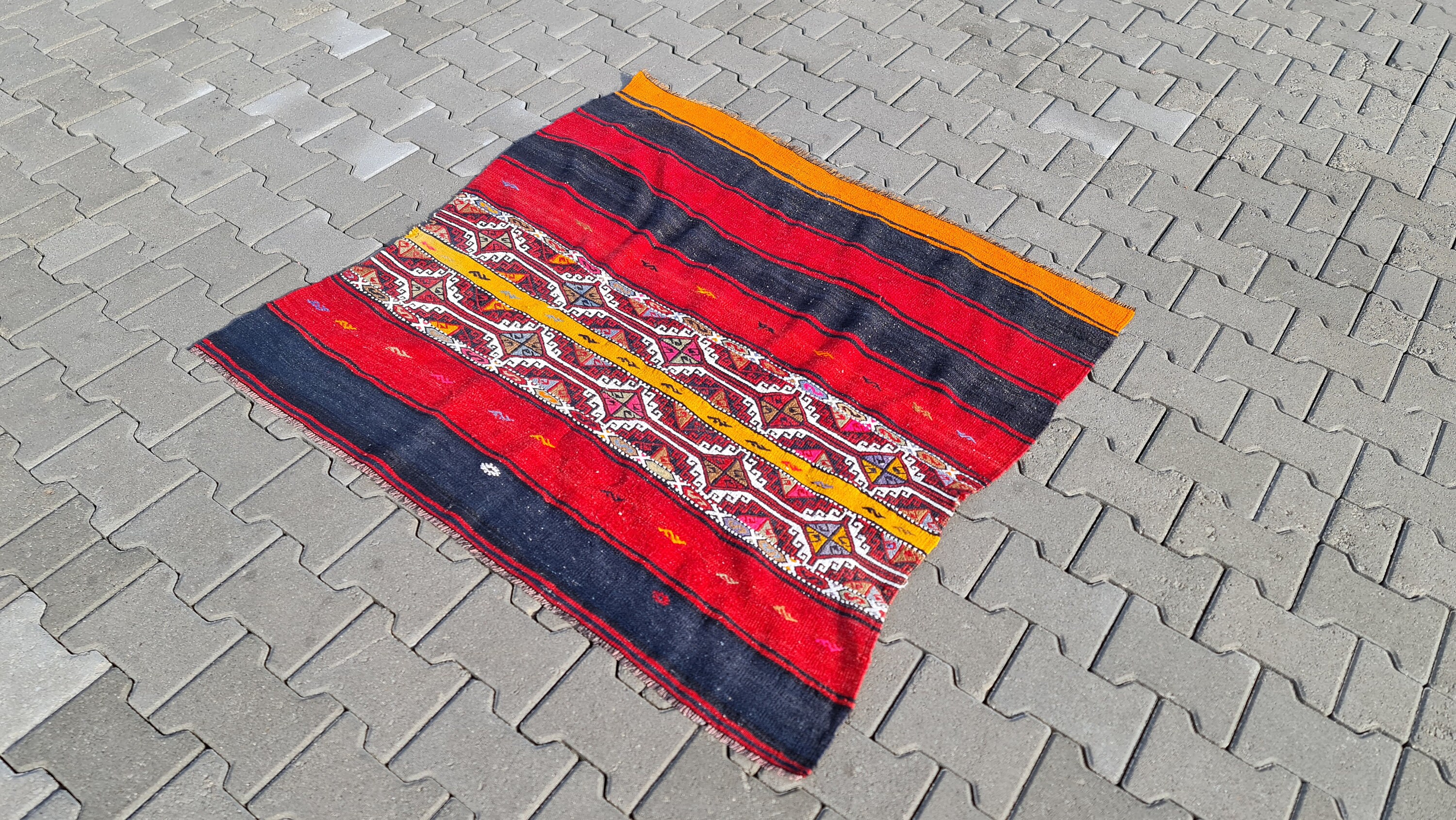 4x4 Rug Square Rug Colorful Rug Area Rug Oushak Rug - Etsy