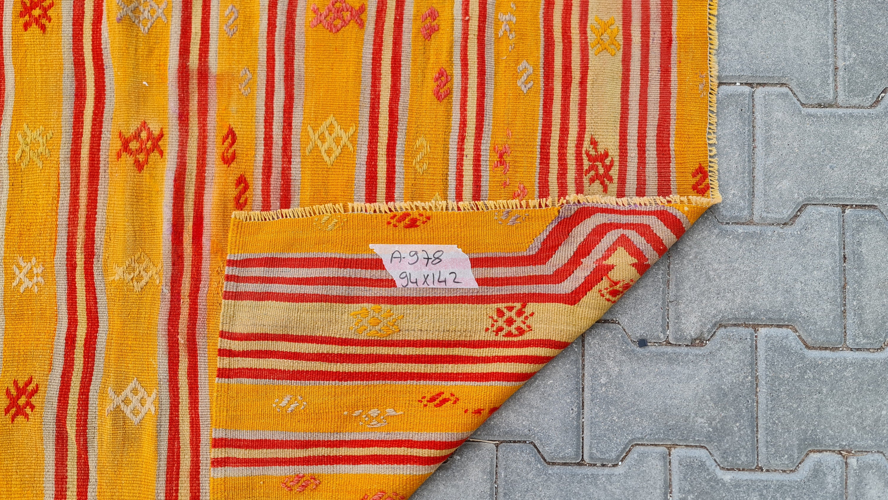 Ethnic Rug Small yellow Rug authentic Rug farmhouse rug | Etsy