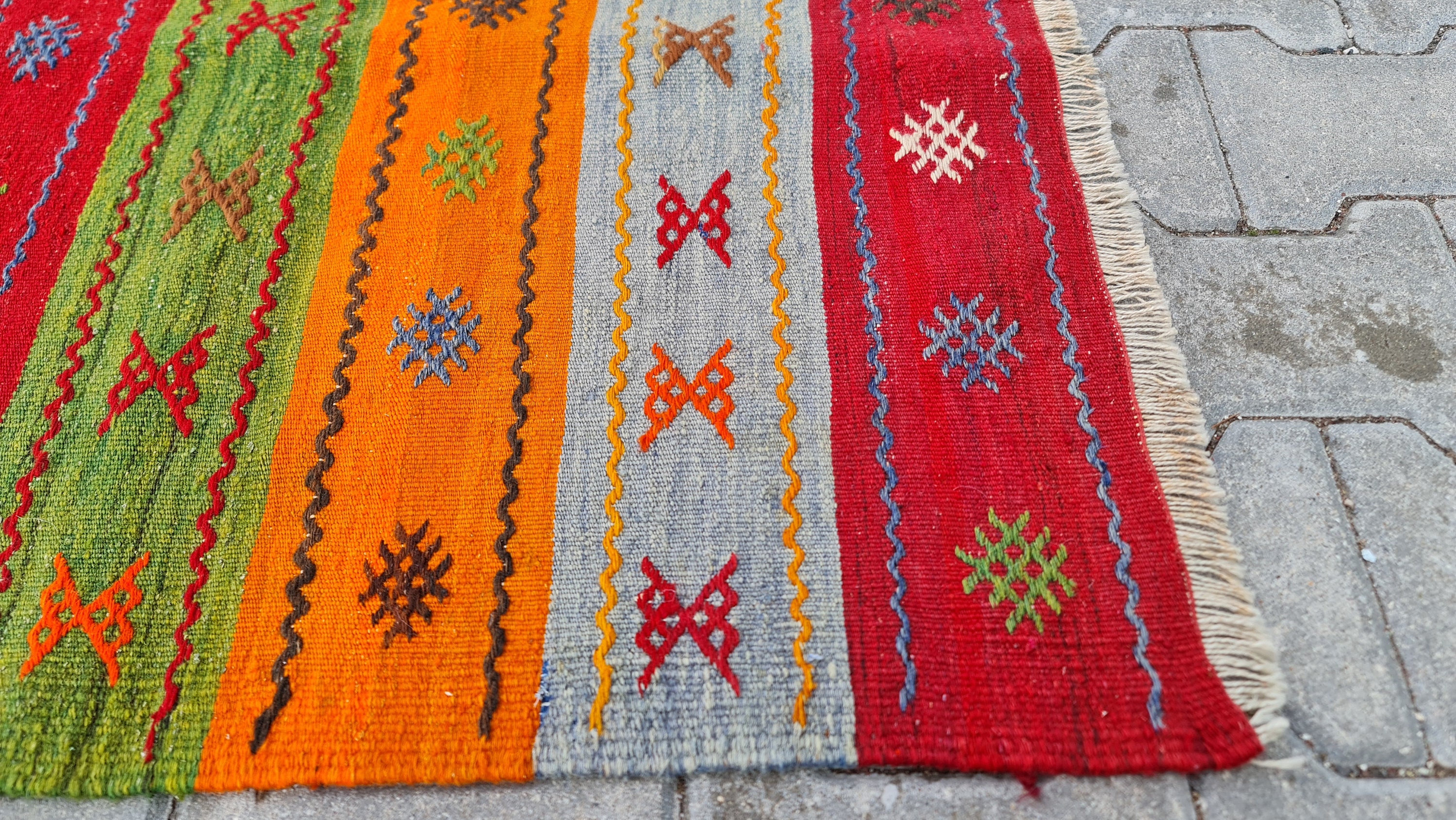 Tribal Rug Nomad Rug Colorful rug Rainbow rug Ethnic Rug | Etsy