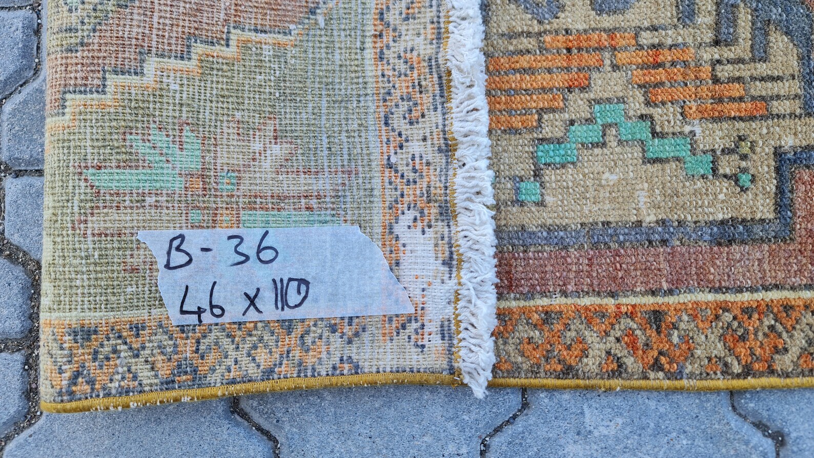 Small Kilim Welcome Rug Oushak Rug Turkish Rug Bath Math - Etsy