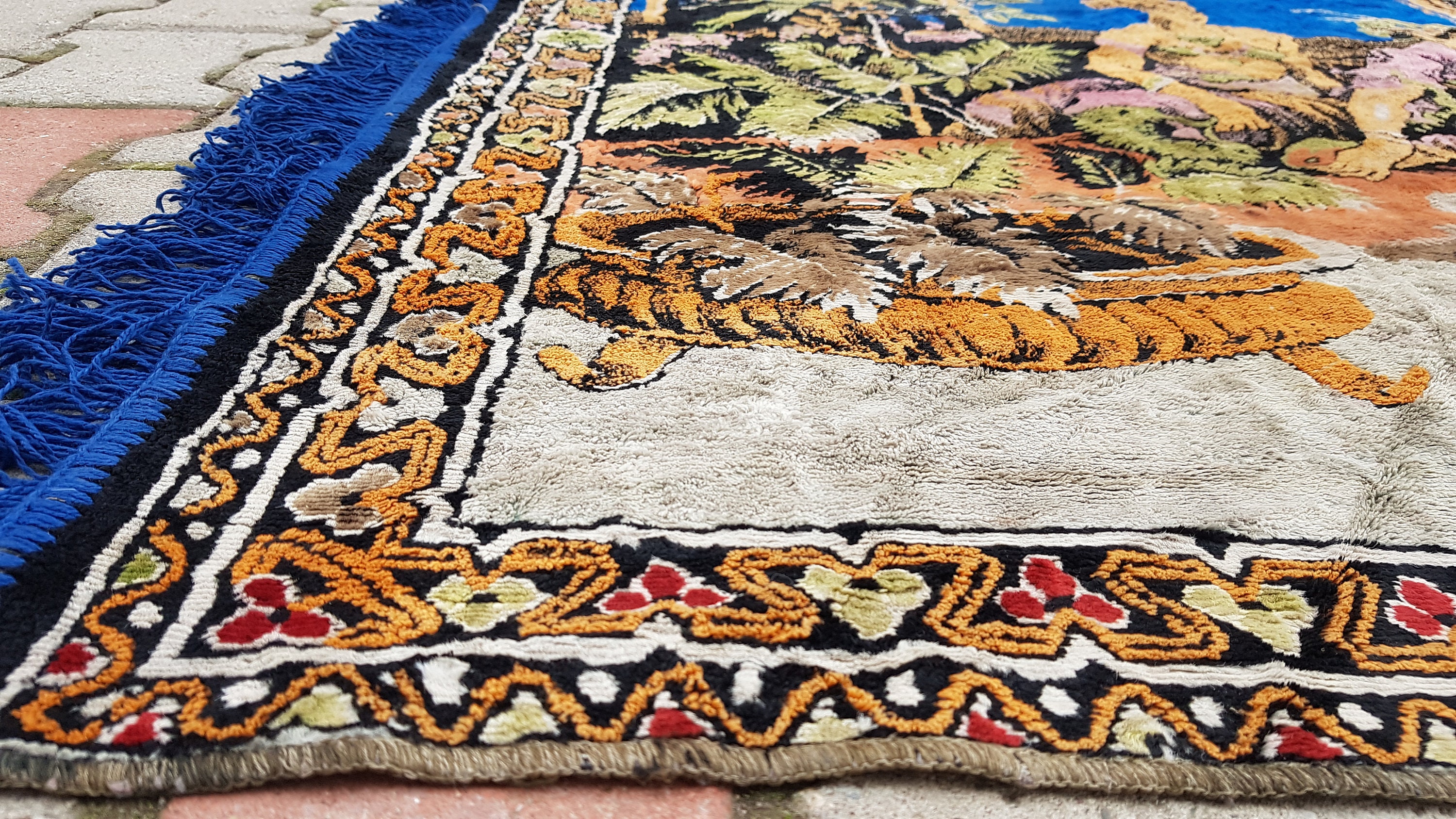 Area Rug Oushak Rug Turkish Rug Vintage Rug art Rug | Etsy