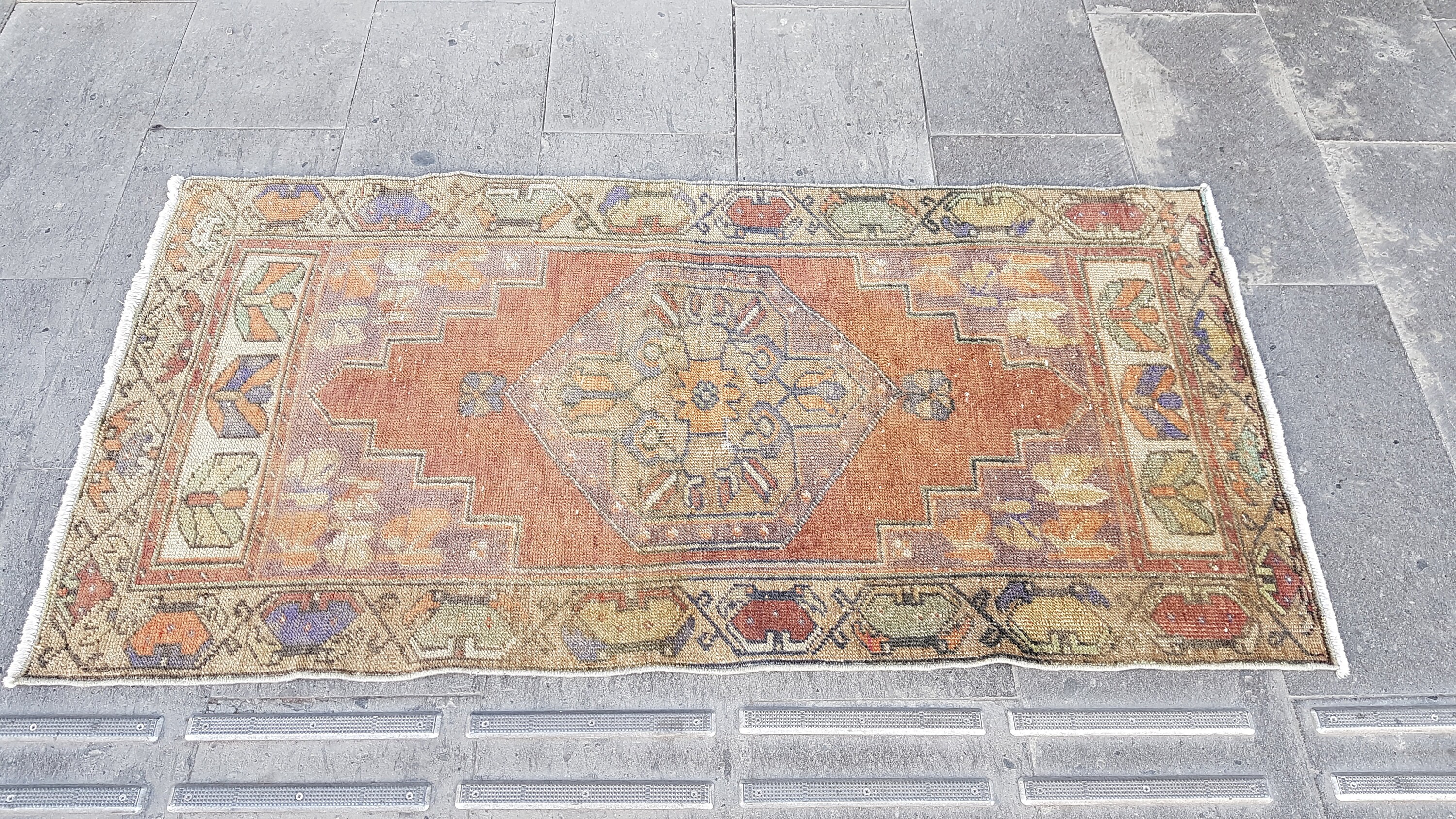 Small Long Rug Quarter Rug Oushak Small Rug Small Rug Door | Etsy