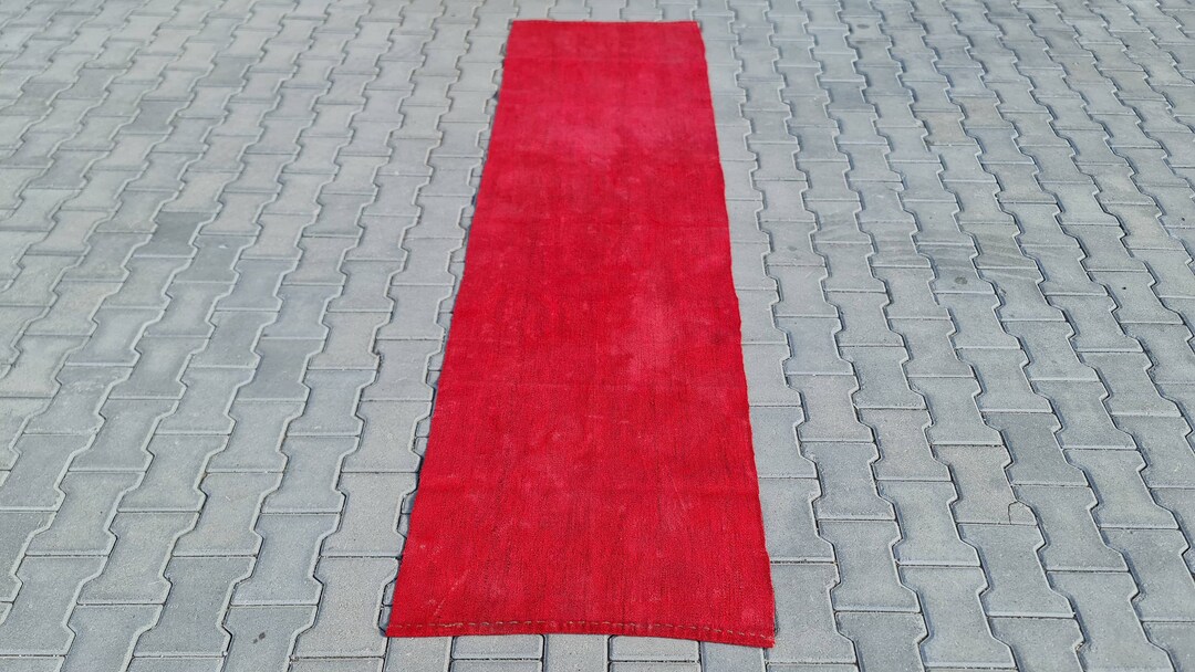 Dinning Red Rug, Authentic Runner Rug, Stair Kilim Rug, Design Rug ...