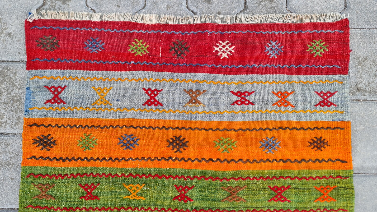 Tribal Rug Nomad Rug Colorful rug Rainbow rug Ethnic Rug | Etsy