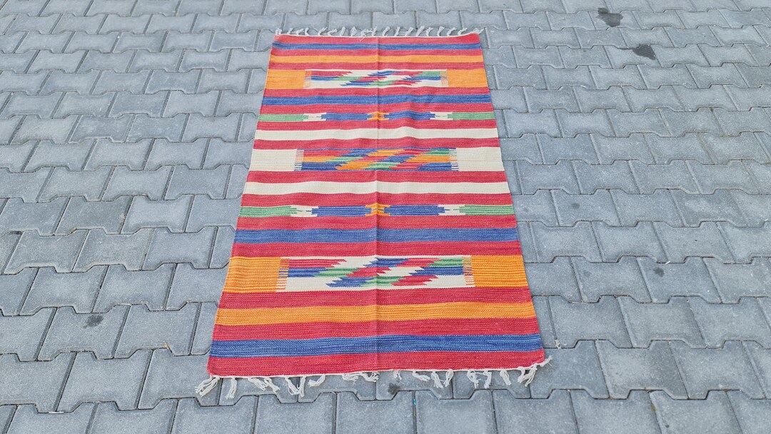 Colorful Rug, Kilims Rug, Ethnic Rug, Oriental Rug, Living Room Rug ...