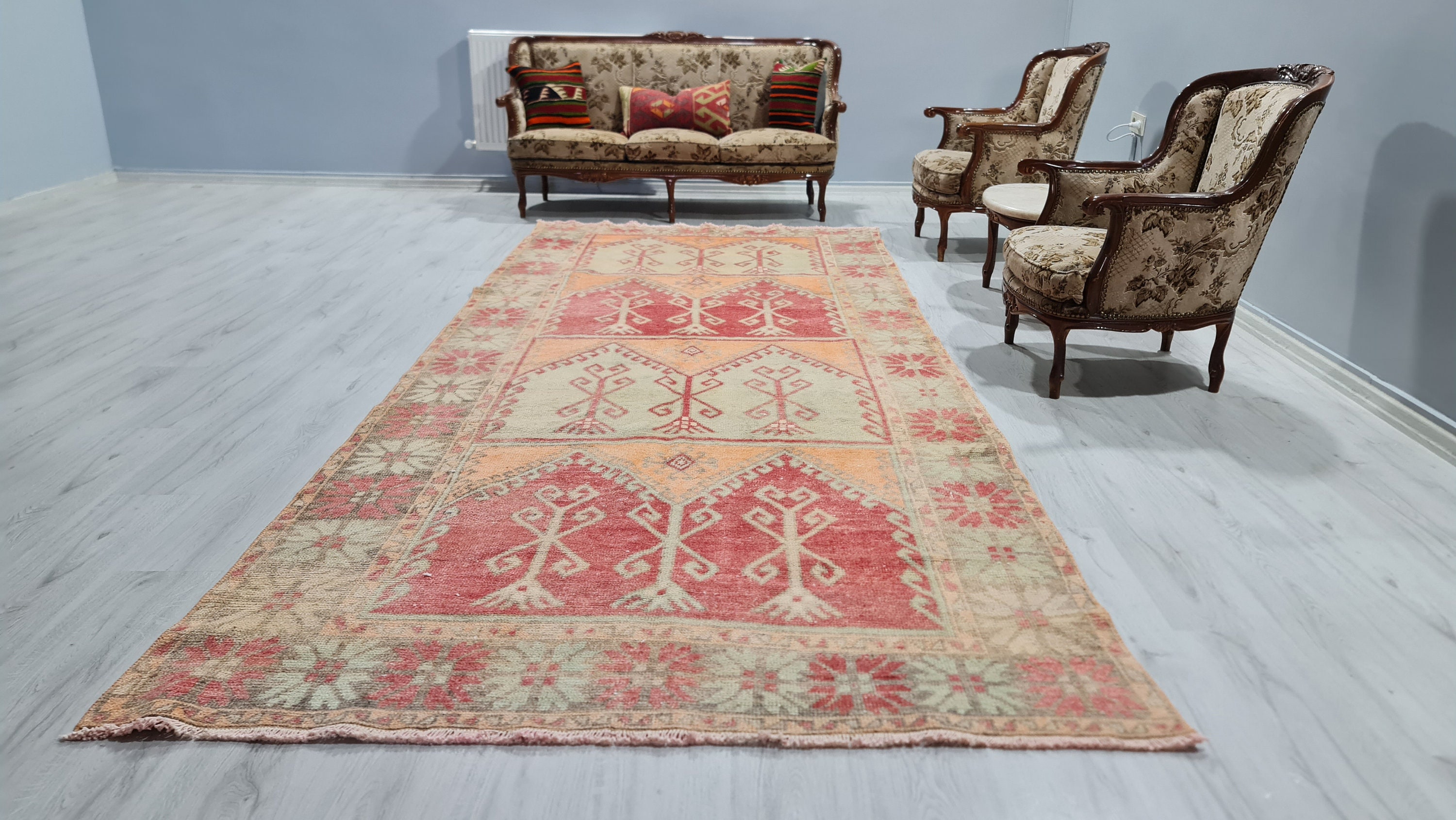 Runner Stair Rug Red Kilim Rug Dining Kilim Rug Kitchen - Etsy