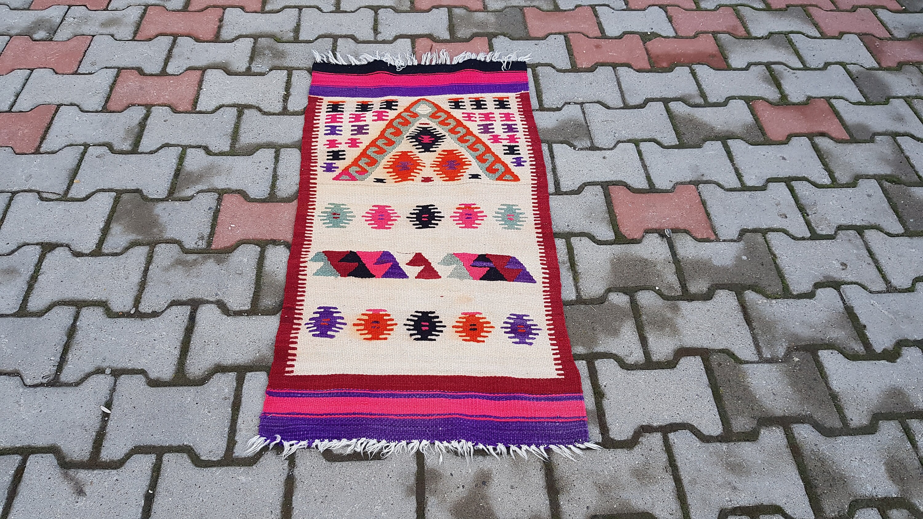 Welcome Rug Oushak Rug Turkish Rug Vintage Rug Colorful | Etsy