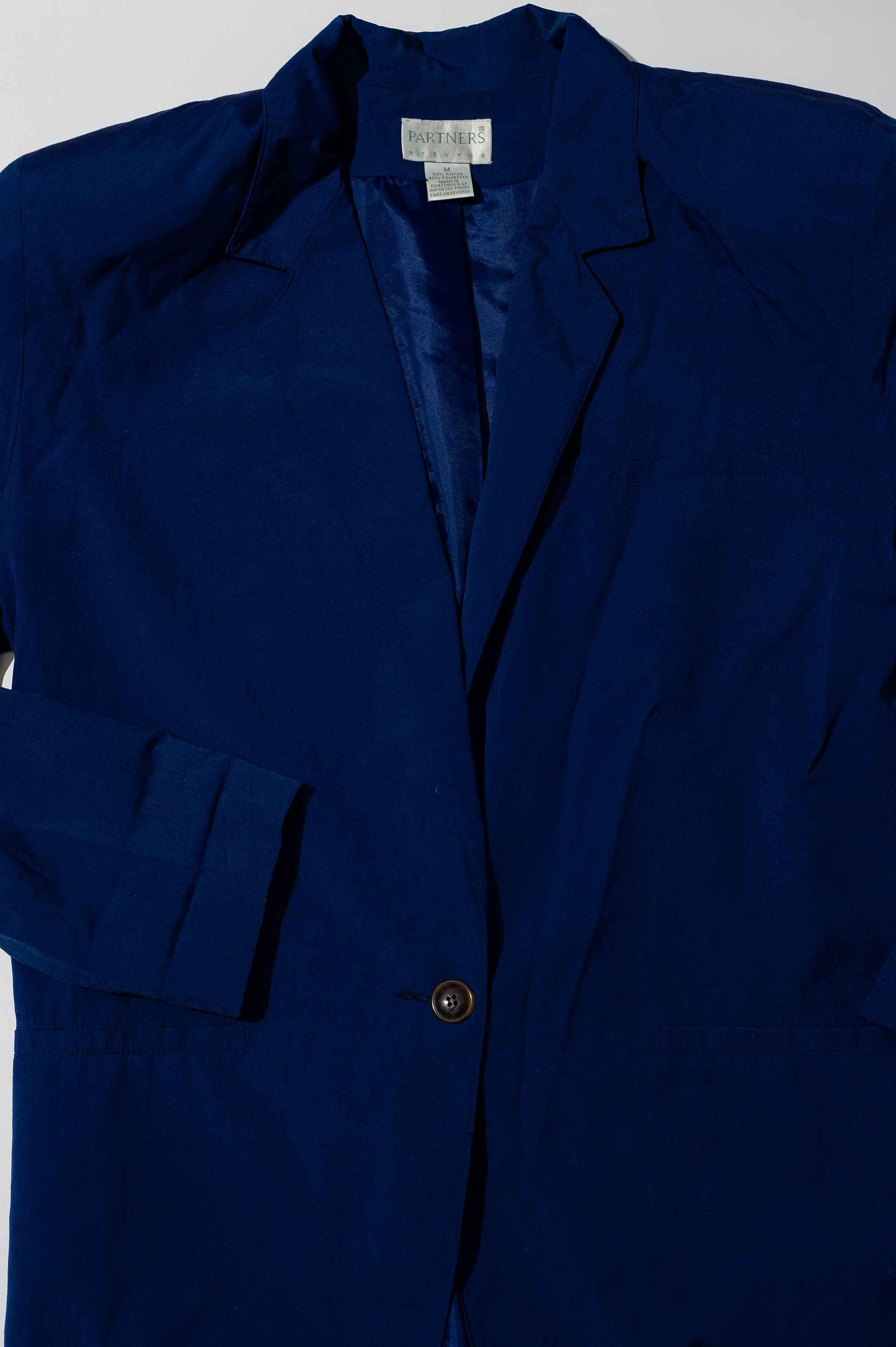 Vintage Bright Blue Blazer by Mervyn's Partners - Etsy