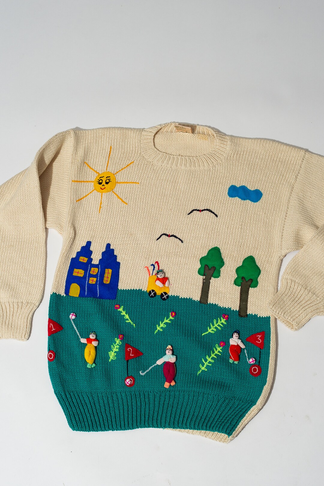 Vintage Coop Artesinal Los Pilares Golf Sweater - Etsy