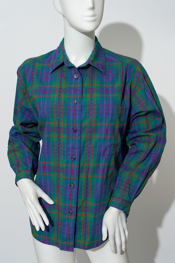 Vintage koret shirt button - Gem