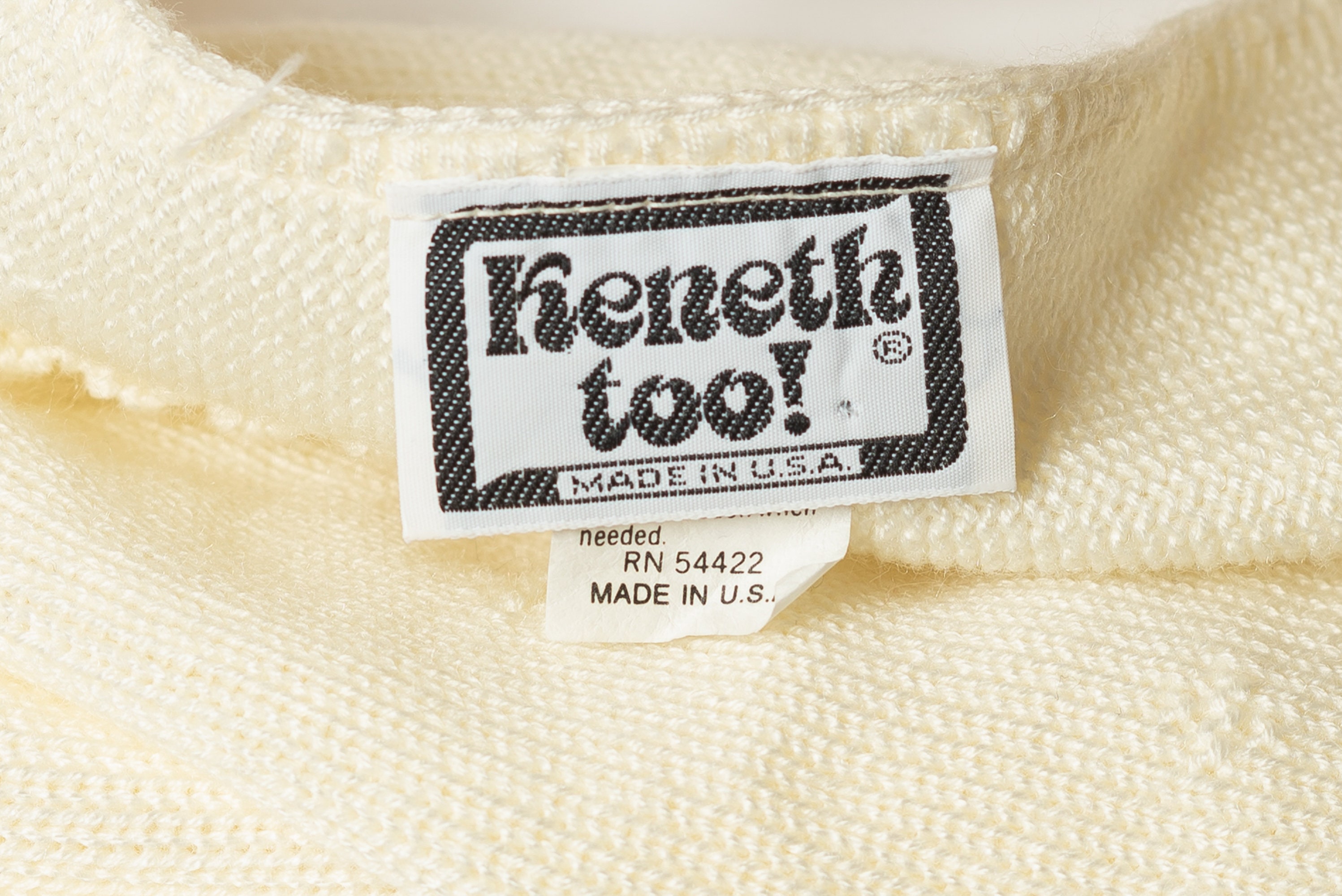 Vintage Kenneth Too Sweater - Etsy