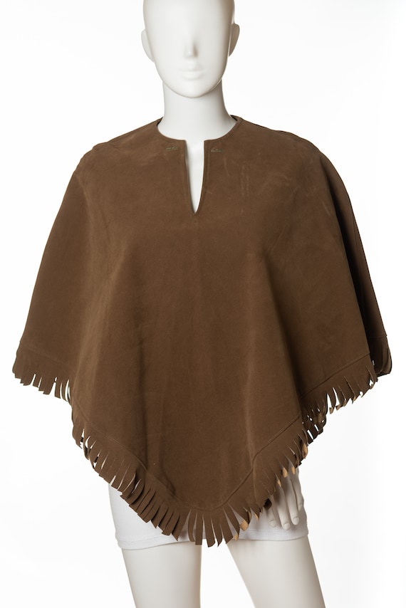 Vintage Mode-Maker by Ben Goodman Suede-Like Cape - Gem