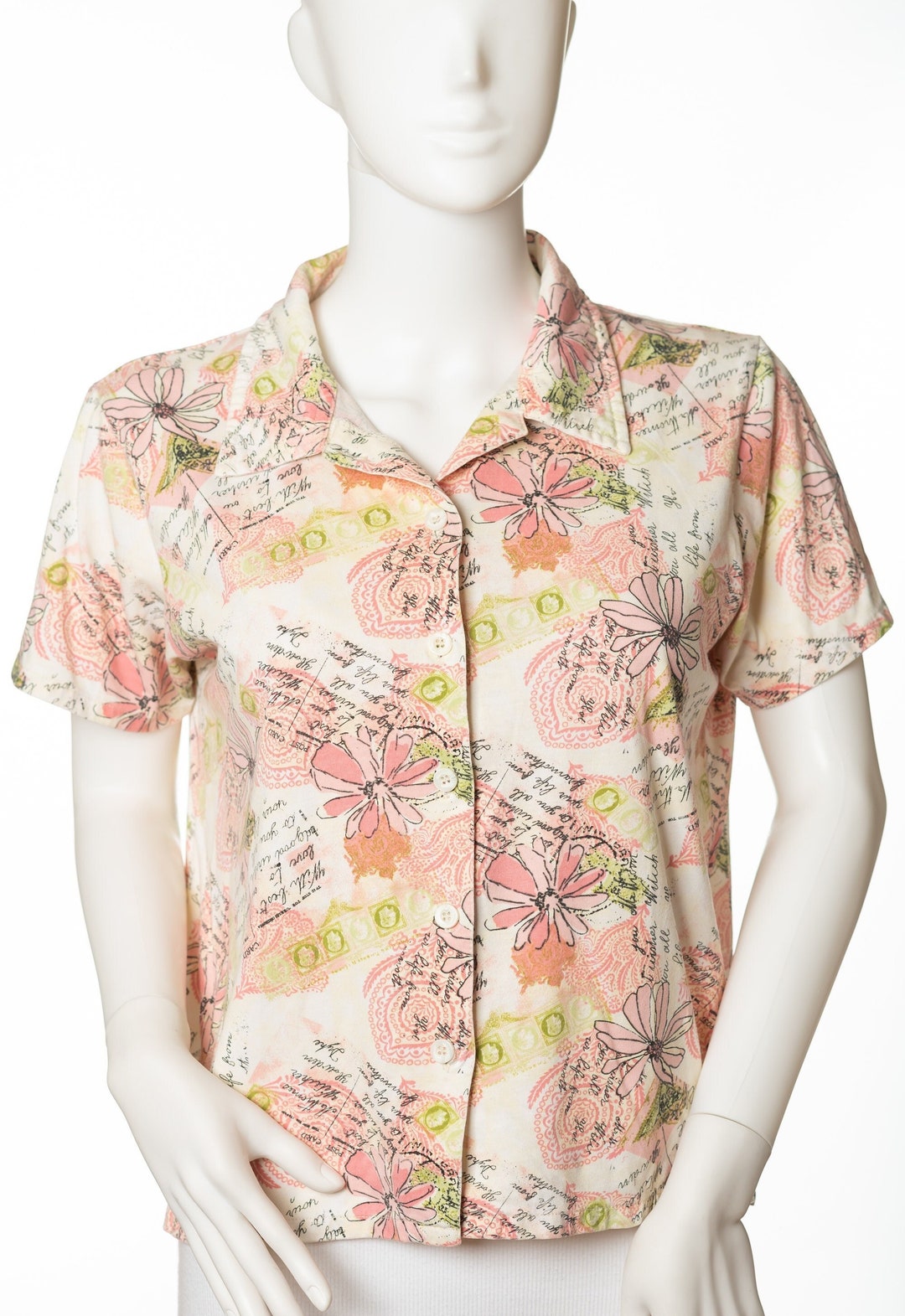 Vintage Shenanigans Petite Blouse - Etsy