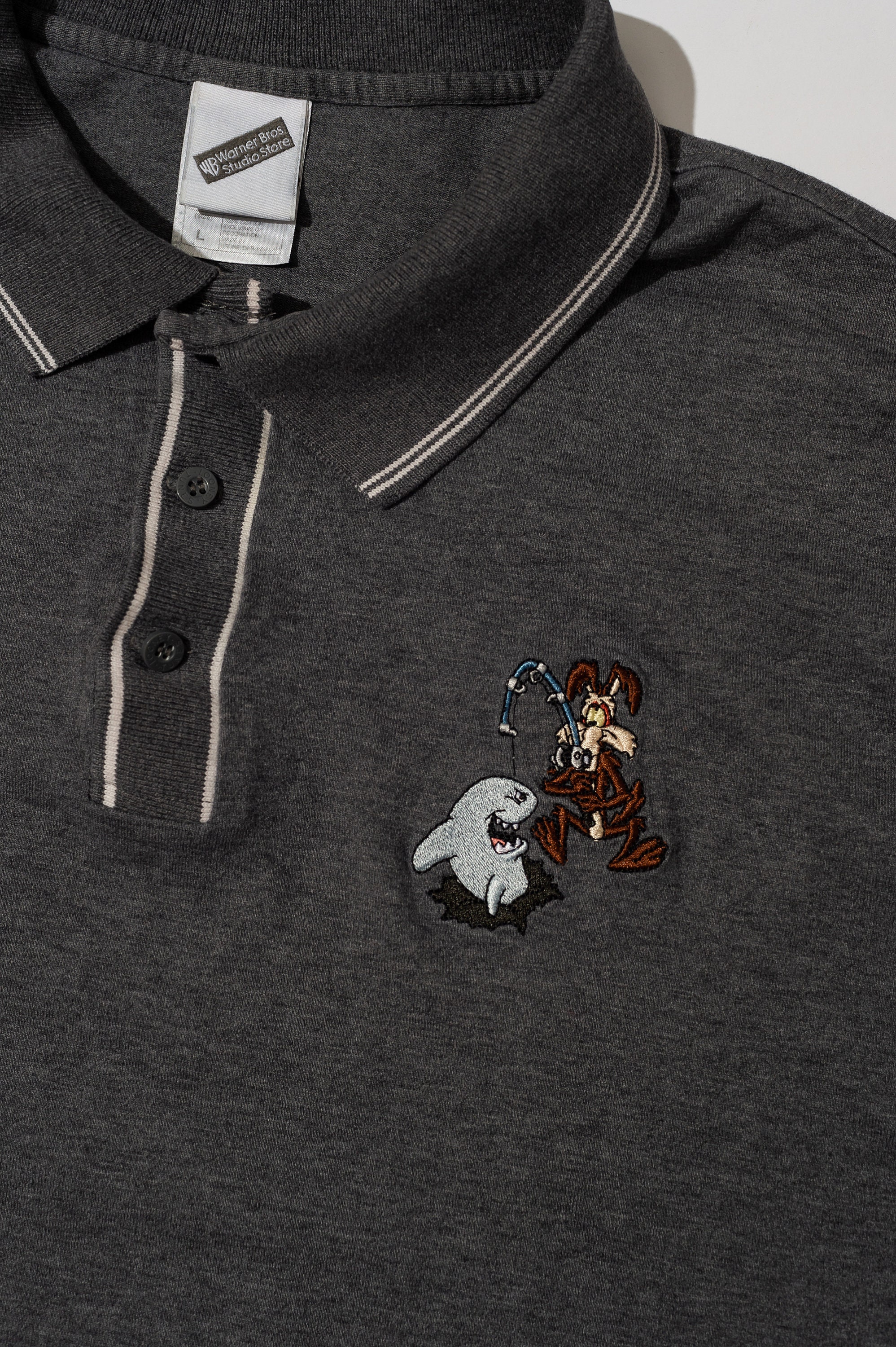 Vintage Warner Bros Studio Store Wile E Coyote Polo Shirt - Etsy