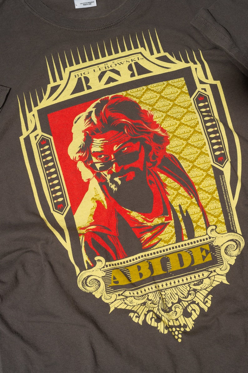Vintage the Big Lebowski the Dude Abides T-shirt - Etsy