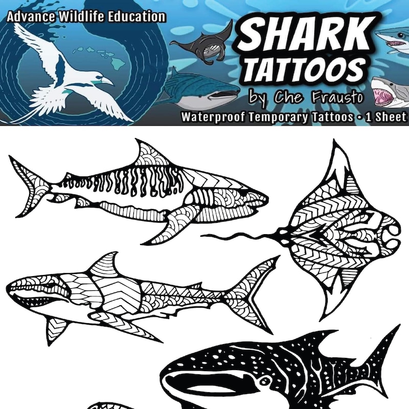 Henna Shark - Etsy