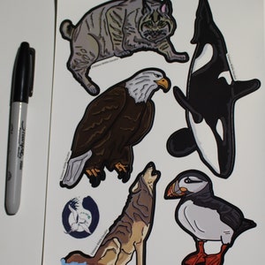 Pacific Northwest Wildlife Species Sheet high Quality UV - Etsy