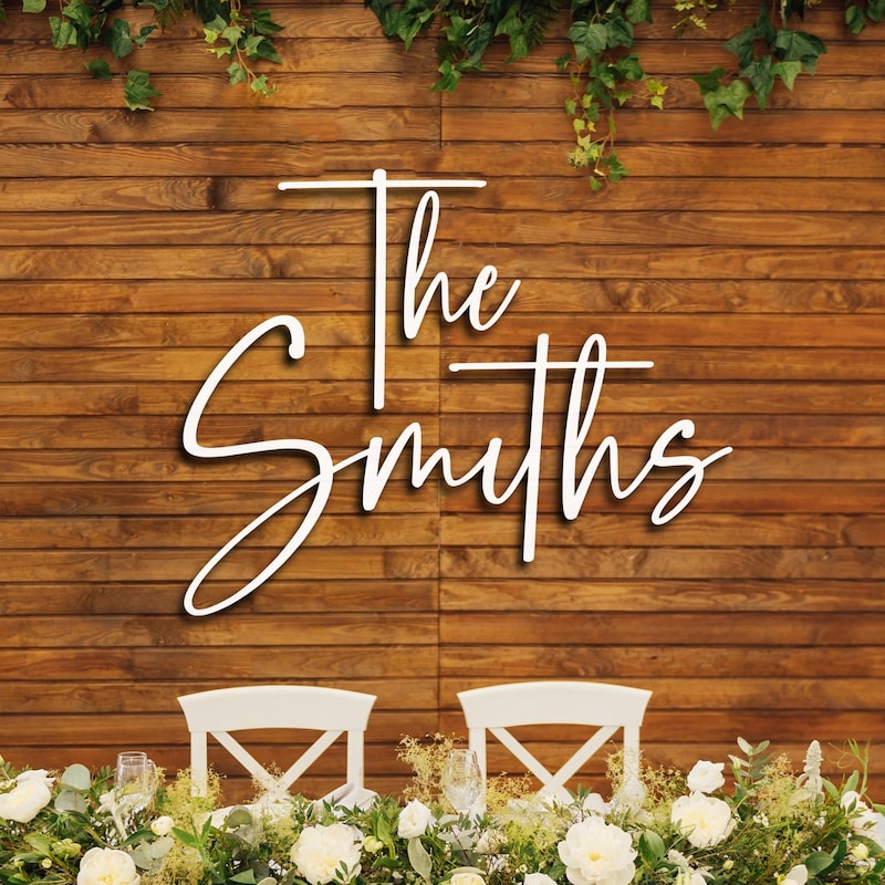 Wedding Name Backdrop - Etsy