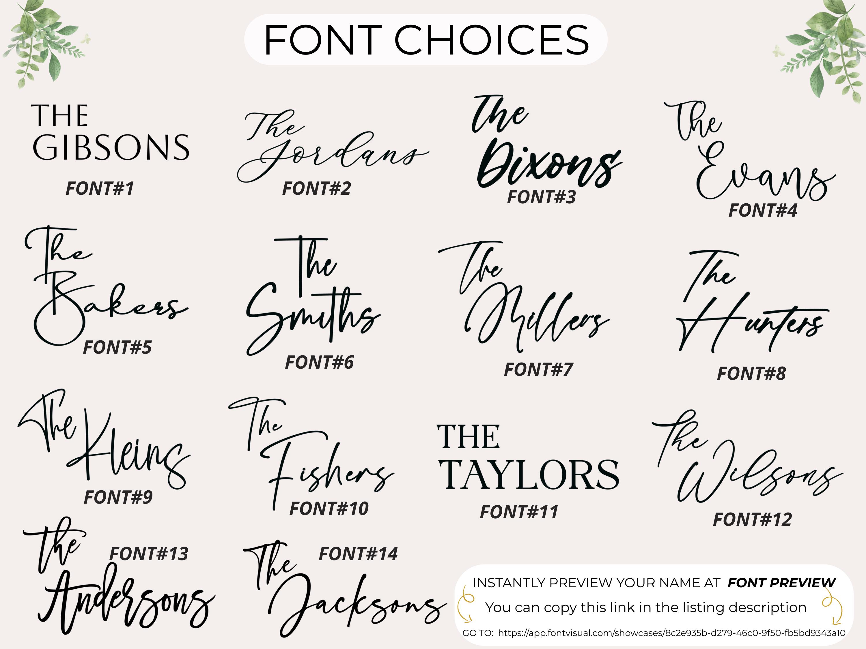 Large Last Name Sign, Wedding Name Sign, Cut Out Last Name Sign, Wood ...