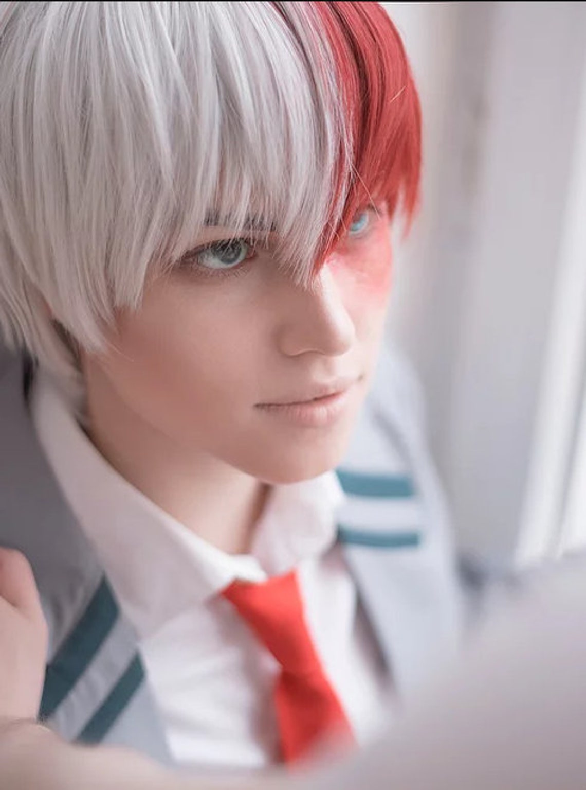 Todoroki Shoto Cosplay Wig Etsy Todoroki Shoto Cosplay Wig Etsy