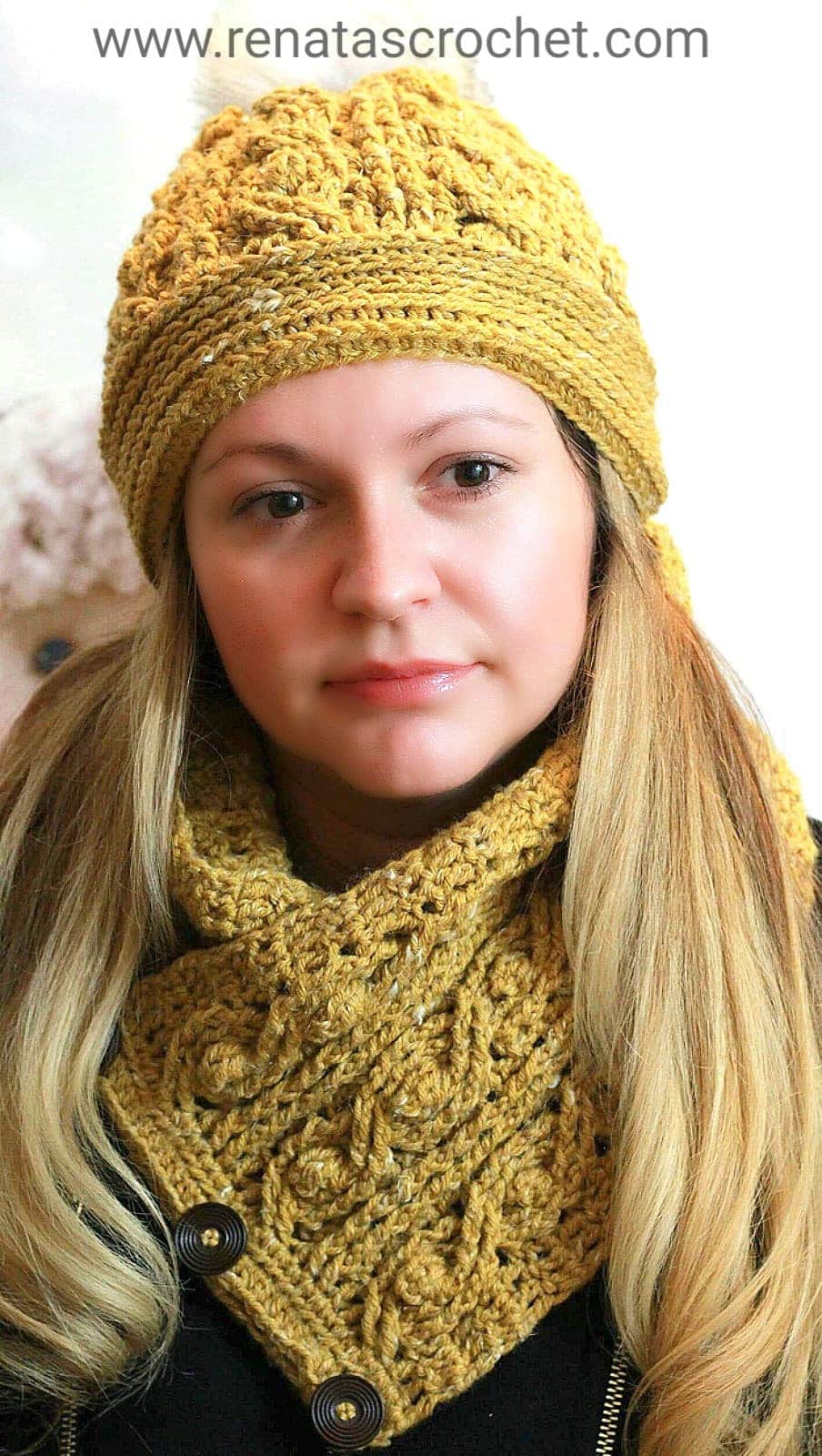Crochet Cable Eye Beanie/hat and Cowl/scarf - Etsy