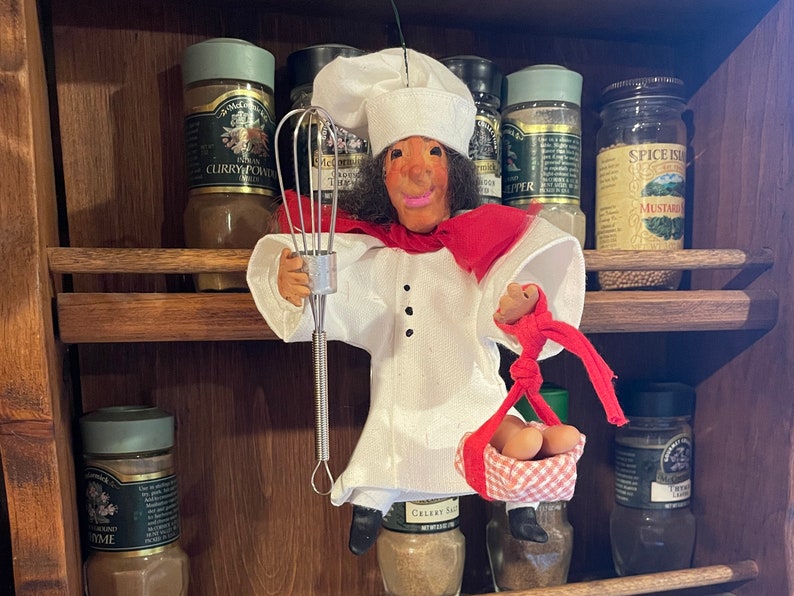 Kitchen Witch Artisan Chef Toque Hygge Free Mini-whisk Magic ...