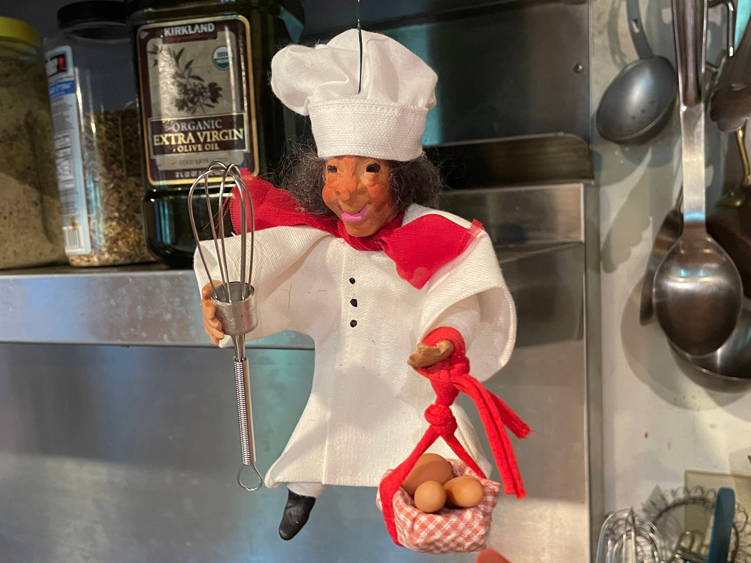 Kitchen Witch Artisan Chef Toque Hygge Free Mini-whisk Magic ...