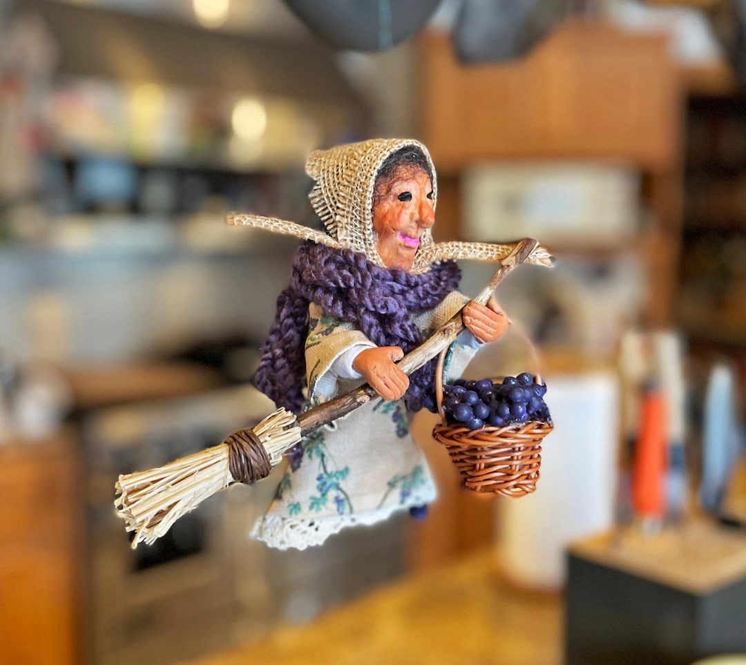 Kitchen Witch Magic Hanging Doll Cottage Good Luck Housewarming Gift ...