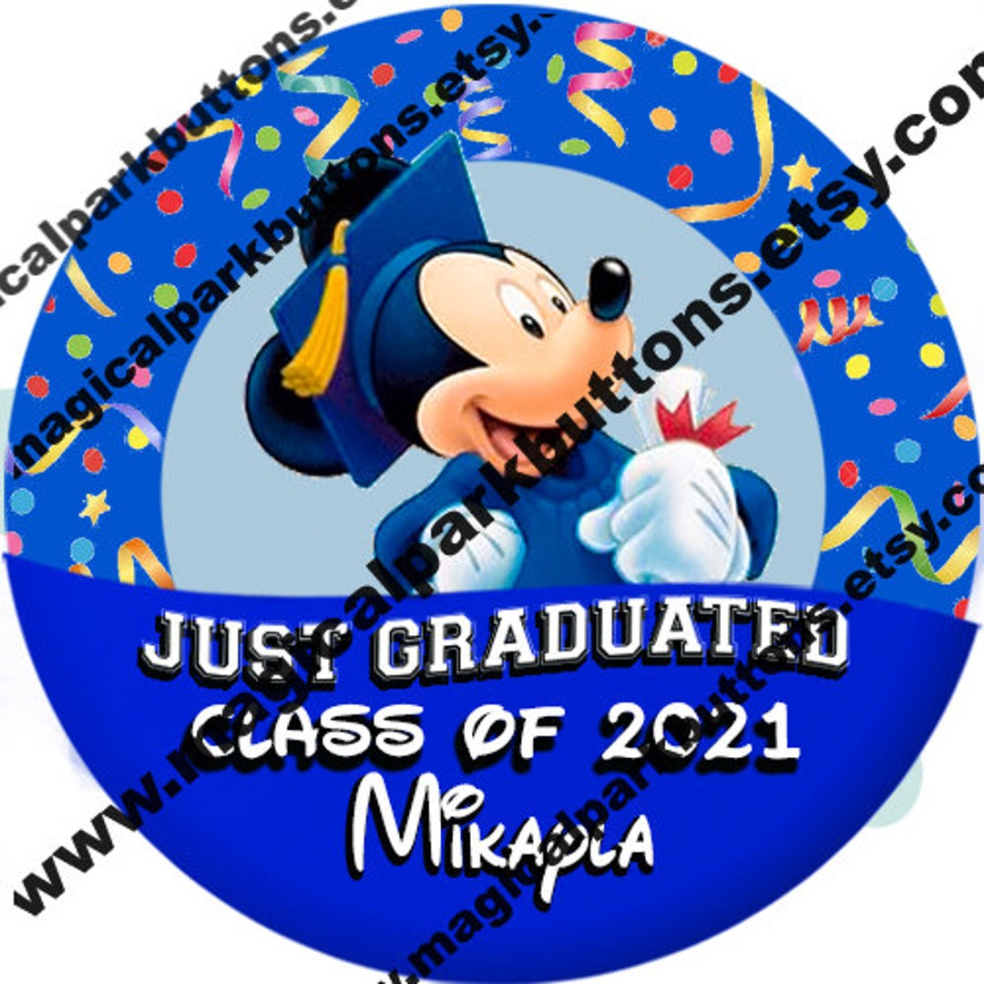 Class of 2022-class of 2022-disney Graduation Buttons Mickey Graduation ...