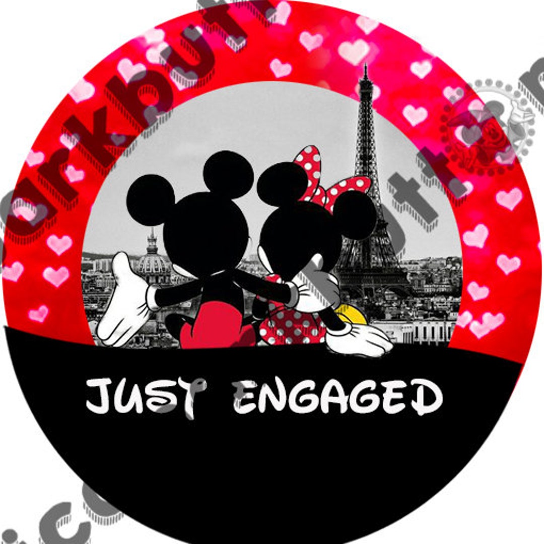 Just Engaged Pins-just Engaged Disney Buttons-just Engaged Pins-disney ...