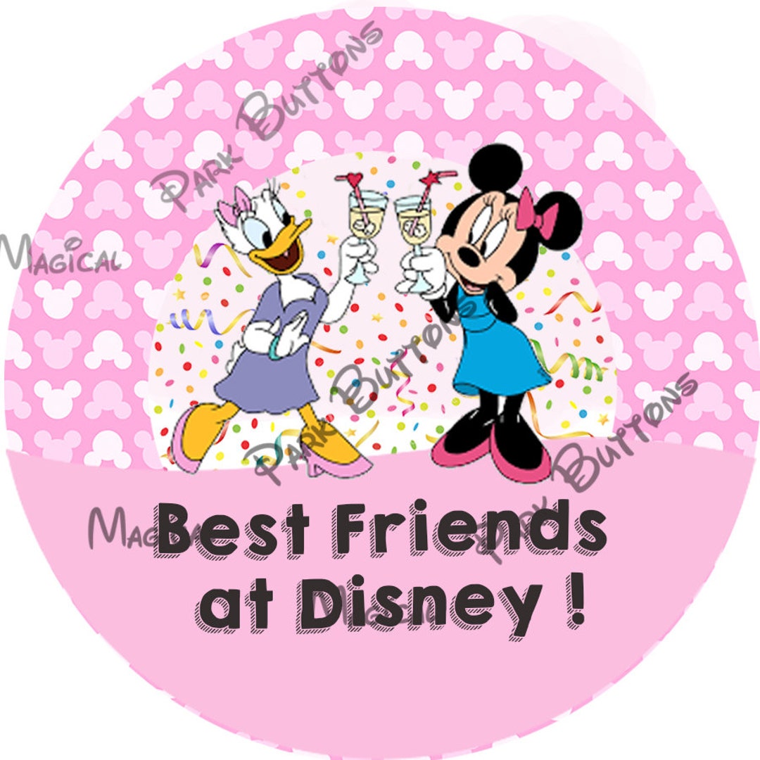 Disney Best Friends Buttons-disney Best Friends Pins-disney Buttons ...