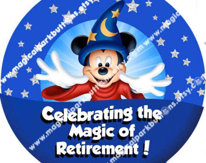 Celebrating Retirement Disney Pins-retirement Disney Buttons, Disney ...