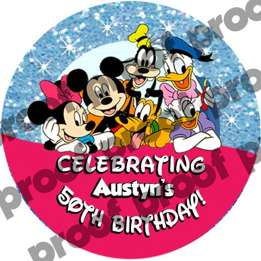 Disney Birthday Buttons-disney Birthday Pins-disney Party | Etsy
